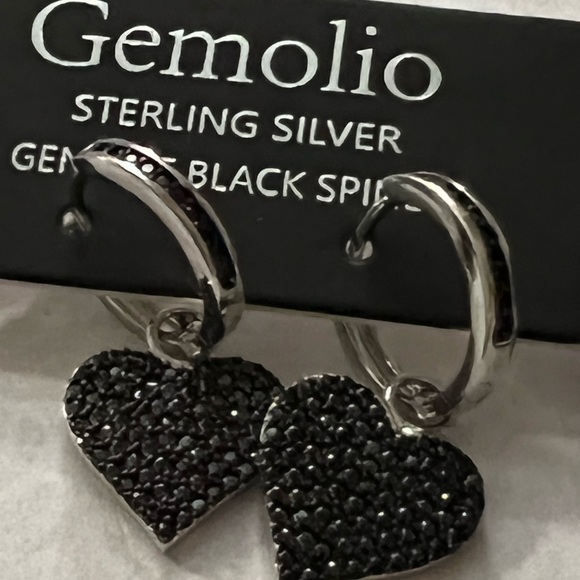 Gemolio | Jewelry | New Gemolio Sterling Silver Genuine Black Spinel ...
